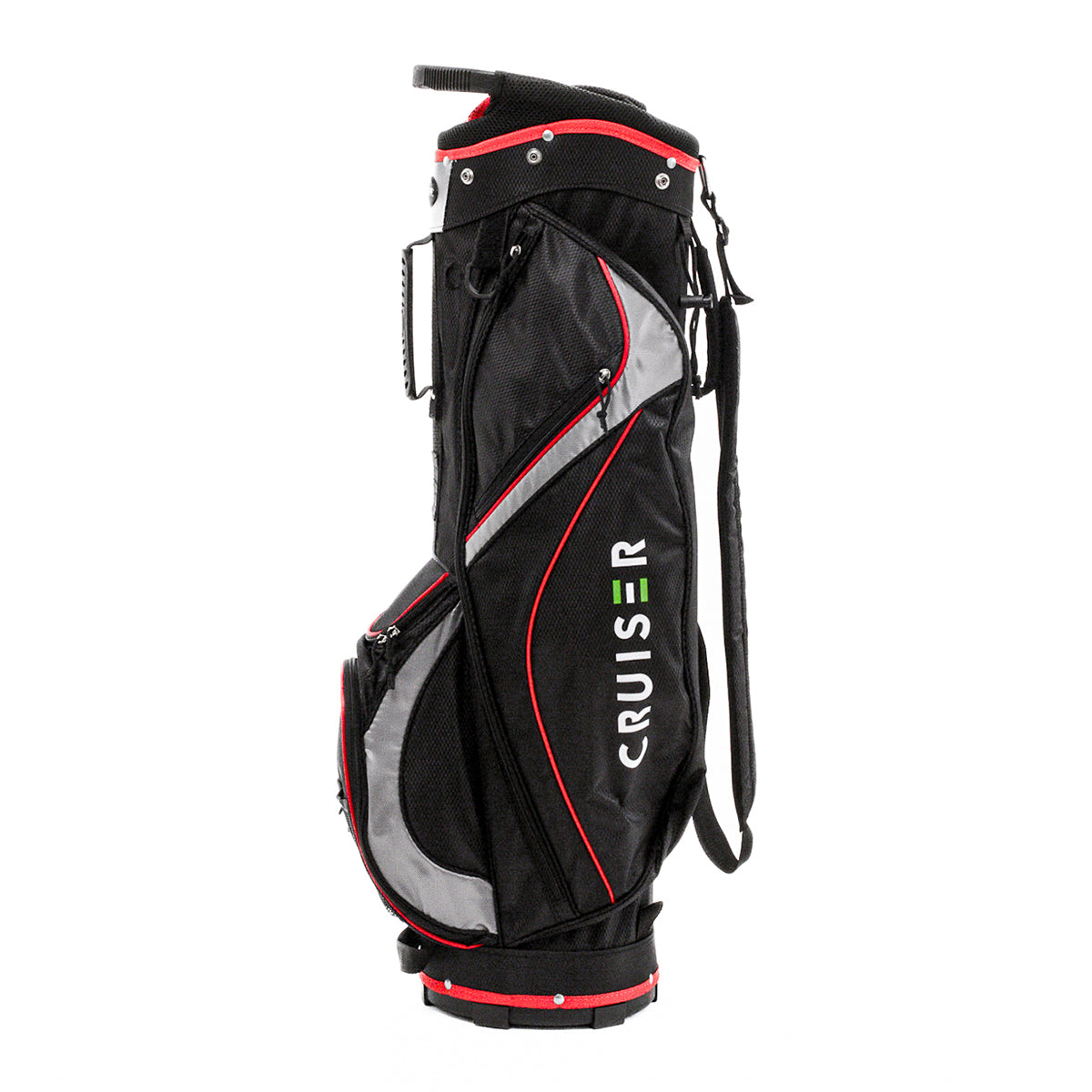 CB2 Lightweight Cart Bag - Black/Red – Cruiser Golf